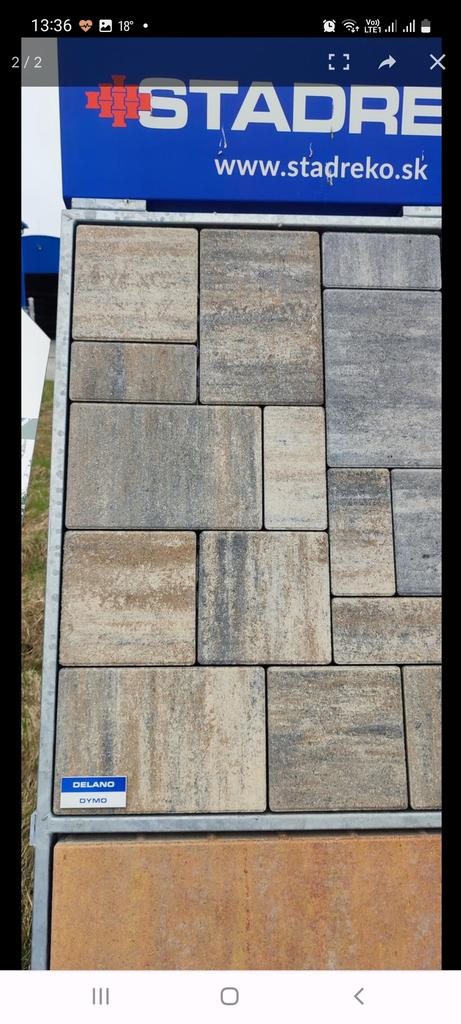 semmelrock Rettango kombi & Stadreko Delano Dymo - Dlažba, chodník ...