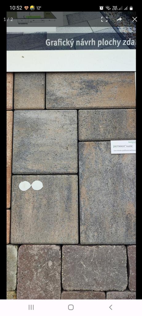 semmelrock Rettango kombi & Stadreko Delano Dymo - Dlažba, chodník ...