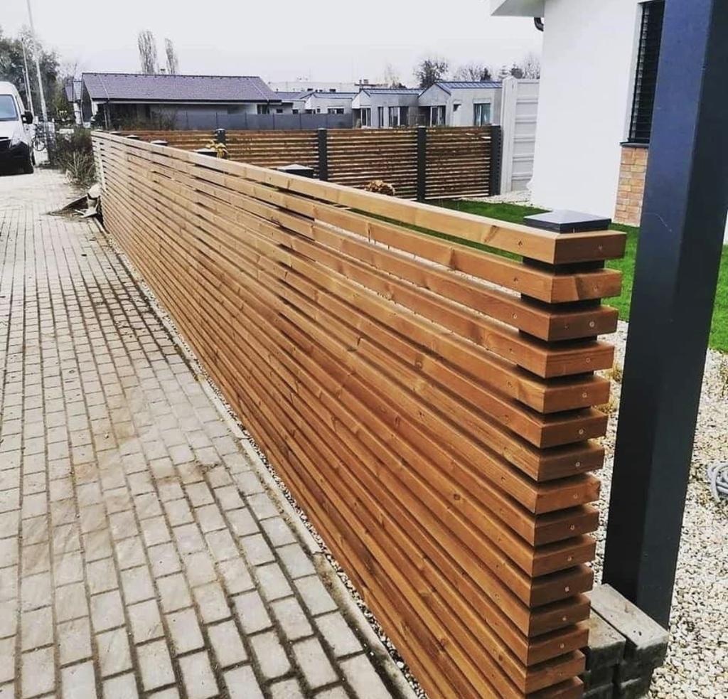 Moderny dreveny plot - Plot | Modrastrecha.sk